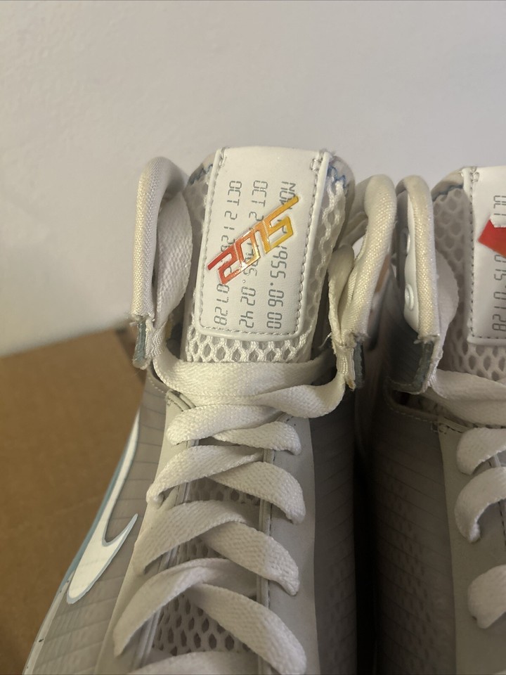 NIKE HYPERDUNK MARTY MCFLY AIR MAG SIZE 9 PROMO SAMPLE BACK TO THE ...