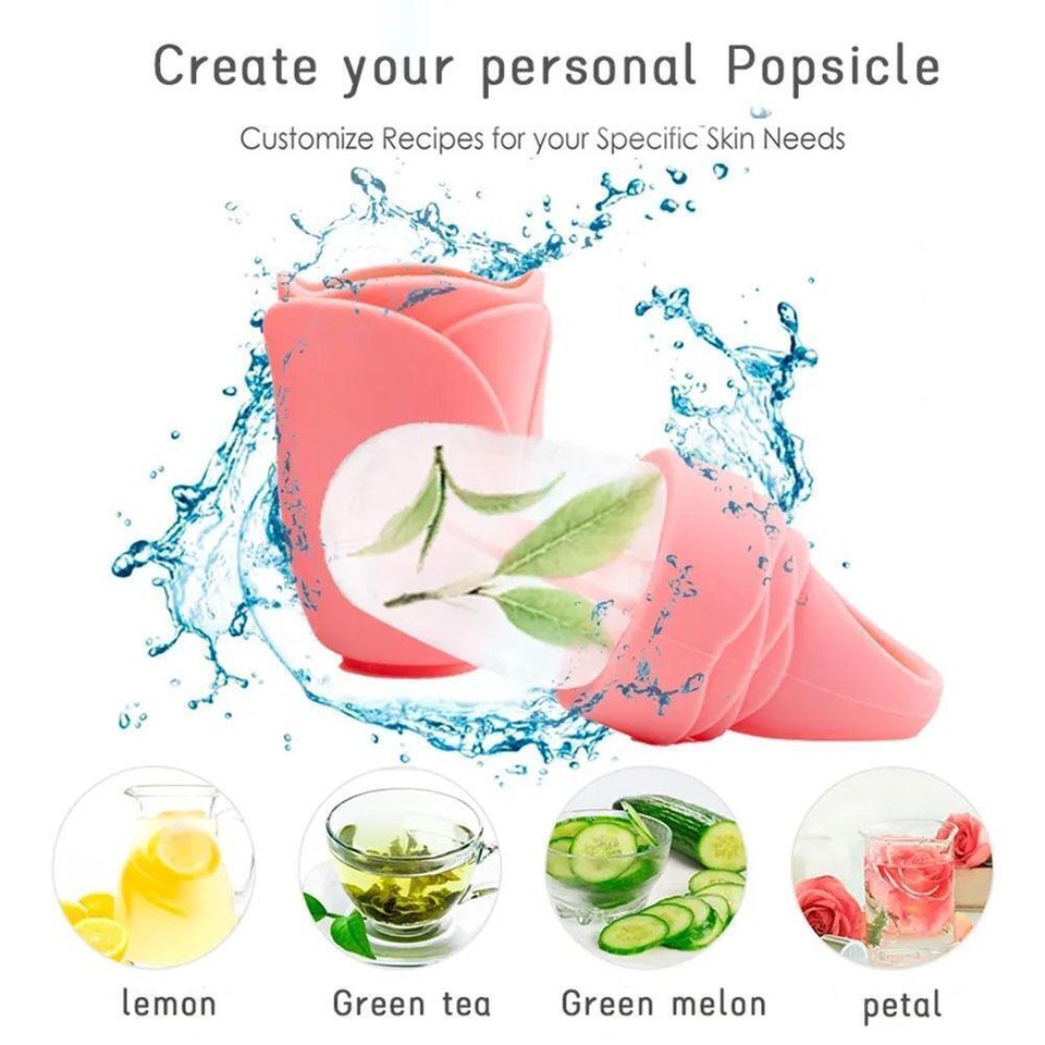 Beauty Tool Silicone Face Ice Roller for Massaging and RefreshinB1X0 ...