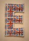 UNION JACK FABRIC LETTERS, EMBROIDERY, SEW ON / IRON ON PATCHES ...