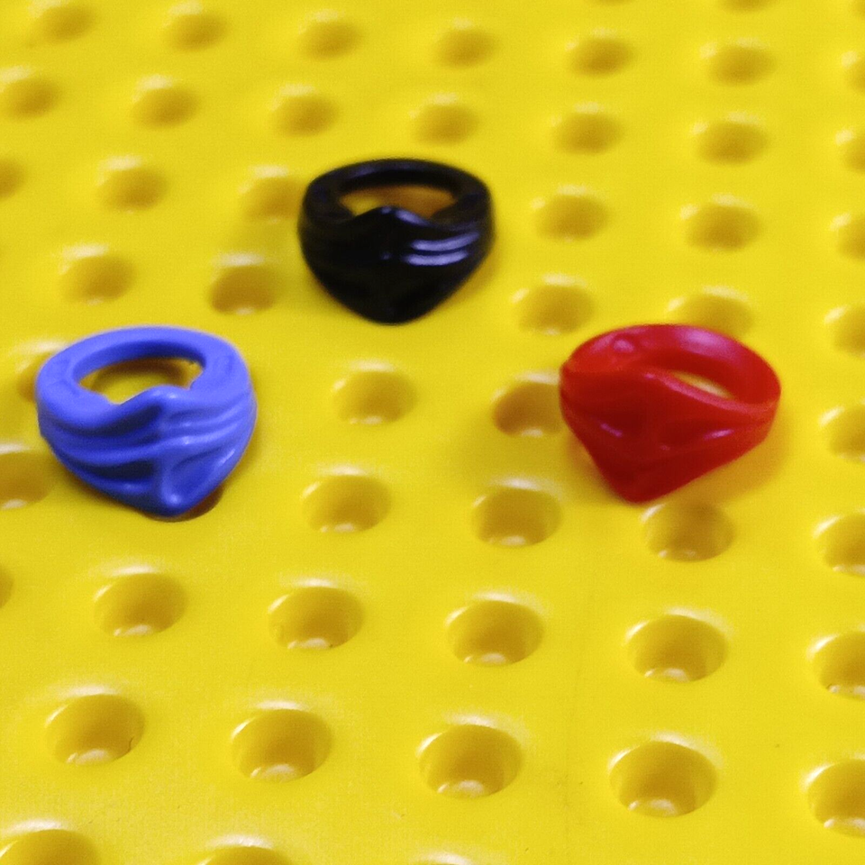 LEGO Face Mask Lot of 3 Red Black Blue NEW Assorted Colors Boy Girl ...