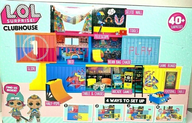 LOL Surprise Clubhouse Playset - 42 Piece for sale online | eBay