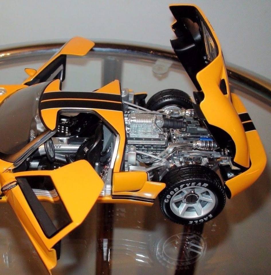 Ford GT40 Race Car 1 Custom Built Metal Body Model 18Racing24Concept ...