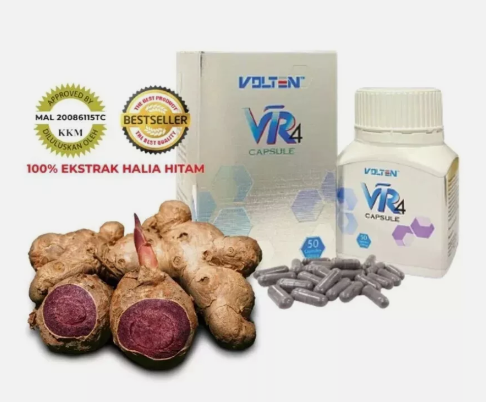 1 Box Volten VR4 Capsule Black Ginger Extract Plant Based General ...
