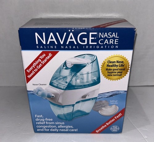NAVAGE Nasal Care Saline Irrigation SYSTEM NOSE CLEANER new SEALED SDG2 ...