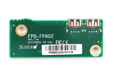 SuperMicro Server Front Panel Control Board P/N: FPB-FP802 Tested ...