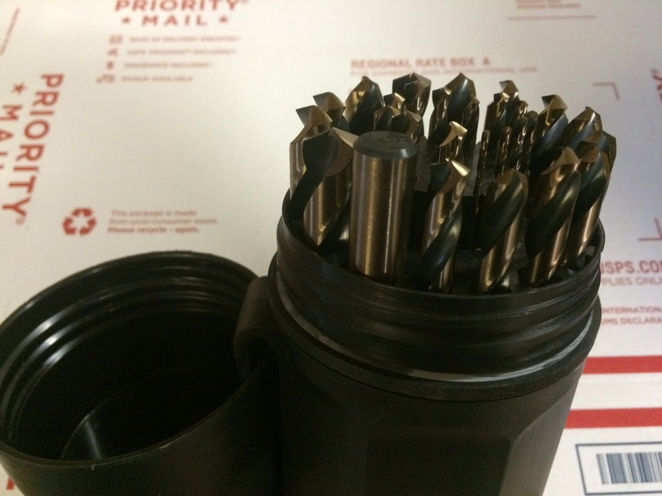 Fastenal 0323441 44170 SP-29P 29 Piece Drill Bit Set USA Jobber Length ...