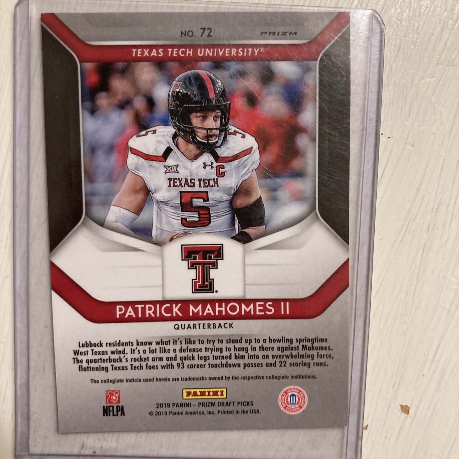 2 RARE PATRICK MAHOMES ROOKIE CARDS | Score 2017 & Panini 2019 | Texas ...