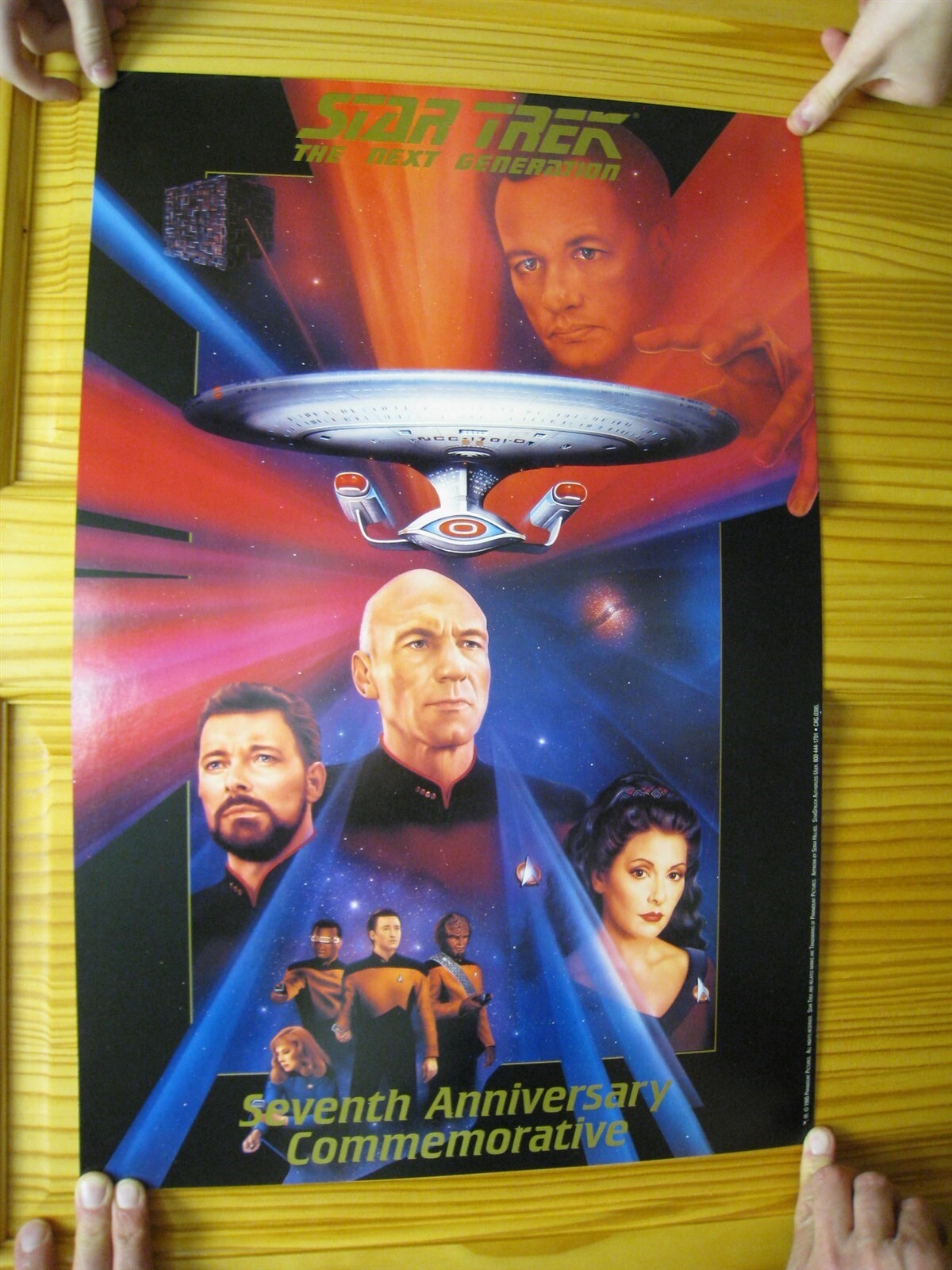 Star Trek Next Generation Poster Seventh Anniversary | eBay