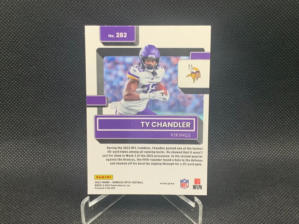 2022 Panini Optic TY CHANDLER Pink Rated Rookie #282 Vikings | eBay