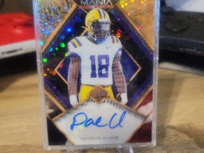 2022 Wild Card Auto Mania Damone Clark Auto Declaration Disco #D 1/3 | eBay