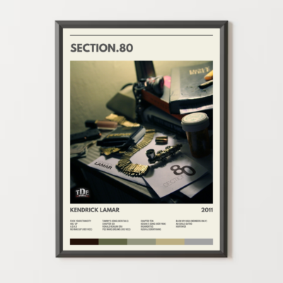 Kendrick Lamar Section 80 Album Cover Kendrick Lamar, Section.80