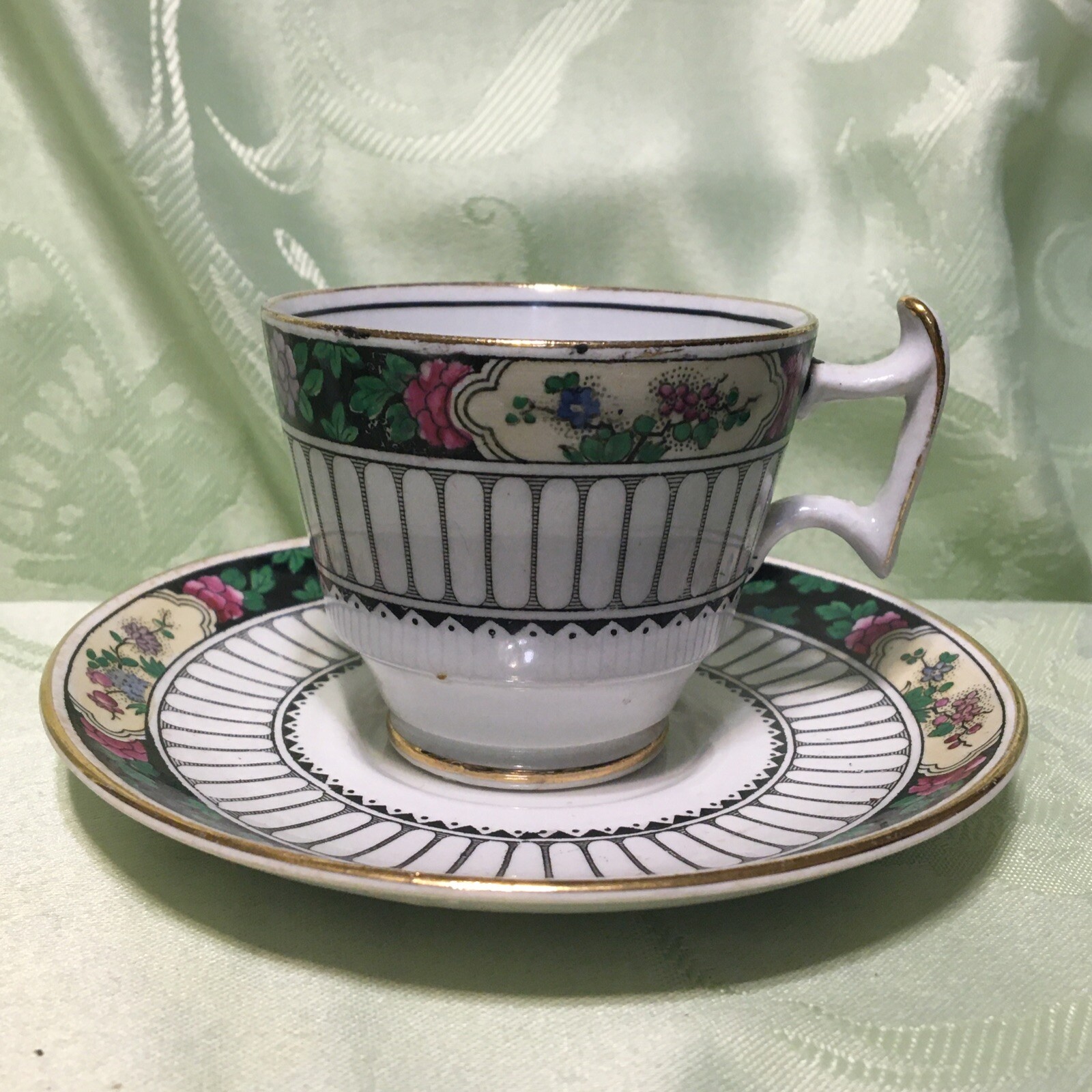 Booths Silicon China England Stratford Tea/Demitasse Cup & Saucer ...