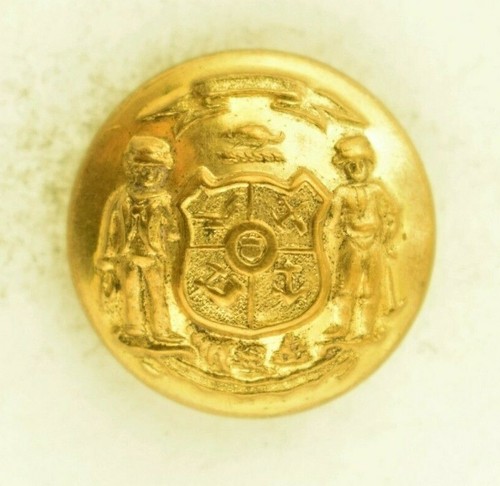 1870s-80s Wisconsin State Seal Uniform Button Original A12DT | eBay