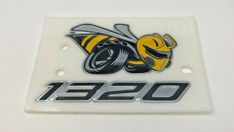 19-23 Dodge Challenger 1320 New Angry Bee 1320 Emblem Both Front Fender ...