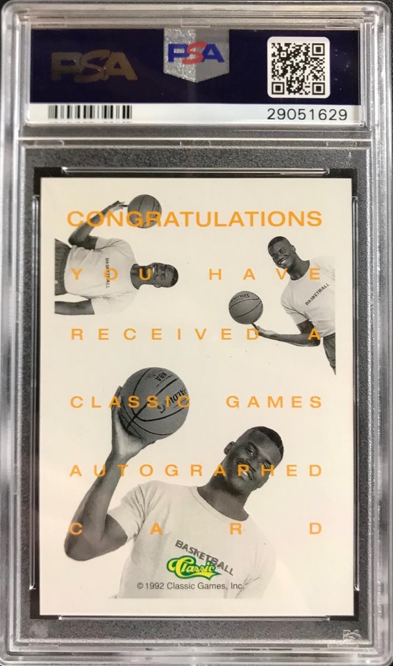 1992 Classic Draft Picks - Shaq O'Neal - Gold Auto PSA 8 | eBay