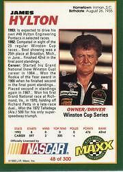 1993 Maxx #48 James Hylton | eBay