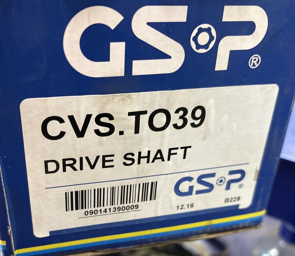GSP CVS.T039 Drive Shaft fits TOYOTA RAV 4 11/2005-01/2013 ACA33R ACA33 ...