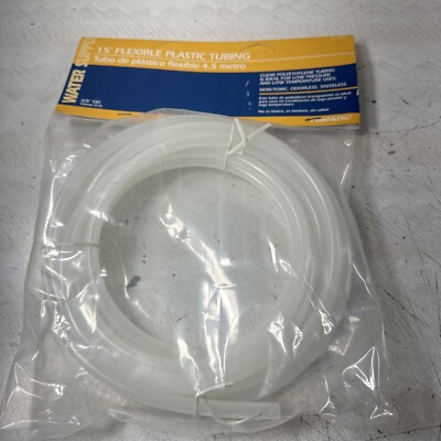 Clear Polyethylene Tubing 3/8" 10mm OD 15’ Long Plastic Flexible Hose ...