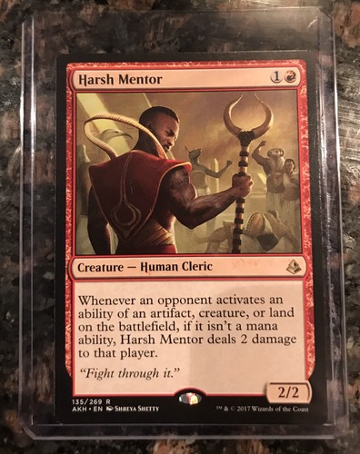 x1 Harsh Mentor MTG Amonkhet M/NM, English ...
