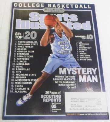 Sports Illustrated Magazine November 22, 2004 Rashad McCants | eBay