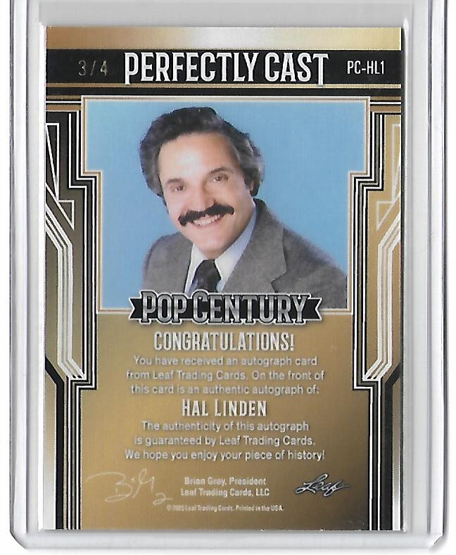 Hal Linden Barney Miller Leaf Pop Century Perfectly Cast MOJO Auto ...