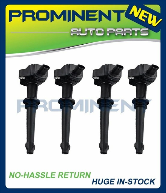 4 Ignition Coils Replacement for 2010-11 Jaguar XF XFR XJ XK XKR V8-5 ...