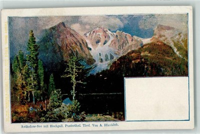 39193840 - Tiroler Seen VIII/2 Antholzer See Pustertal Tirol sign ...