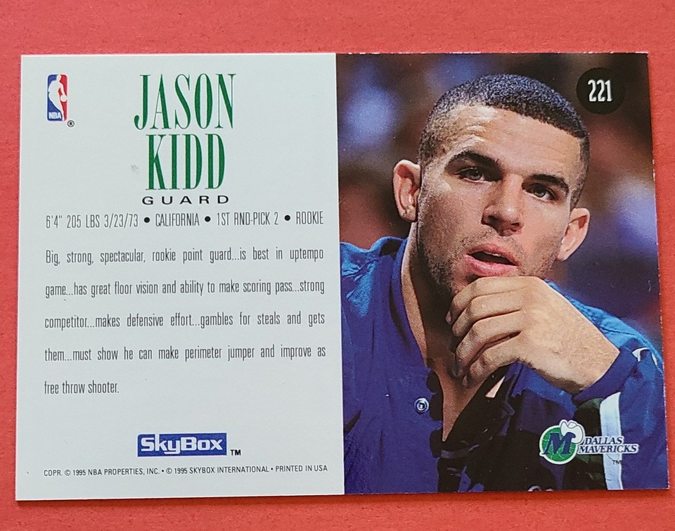 1994 SkyBox #221 Jason Kidd NM | eBay