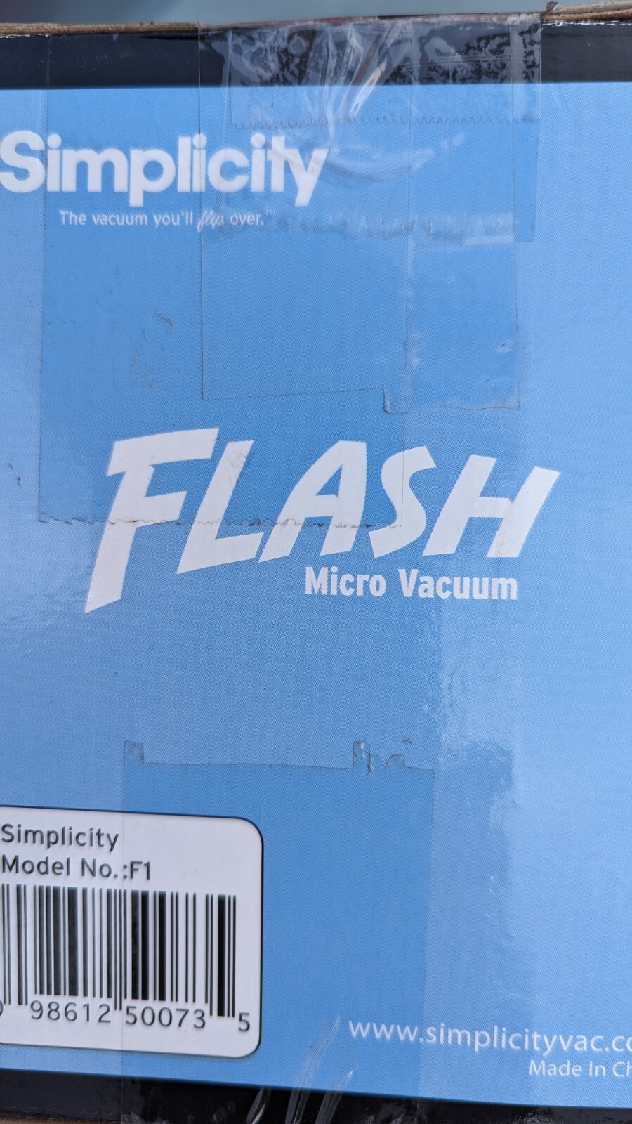 Simplicity Flash F1 Micro Lightweight Handheld Vacuum With Tools for ...