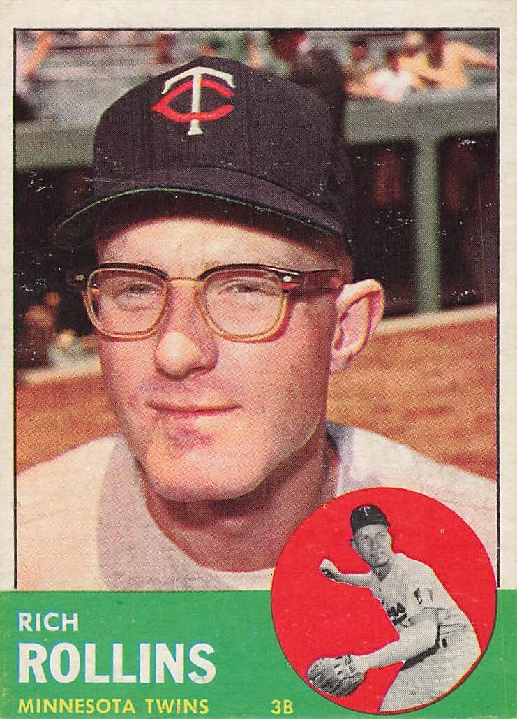 RICH ROLLINS 1963 TOPPS BASEBALL #110 | eBay