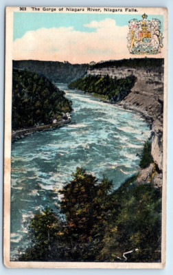 The Gorge of Niagara River - Niagara Falls - CANADA Heraldic Postcard ...