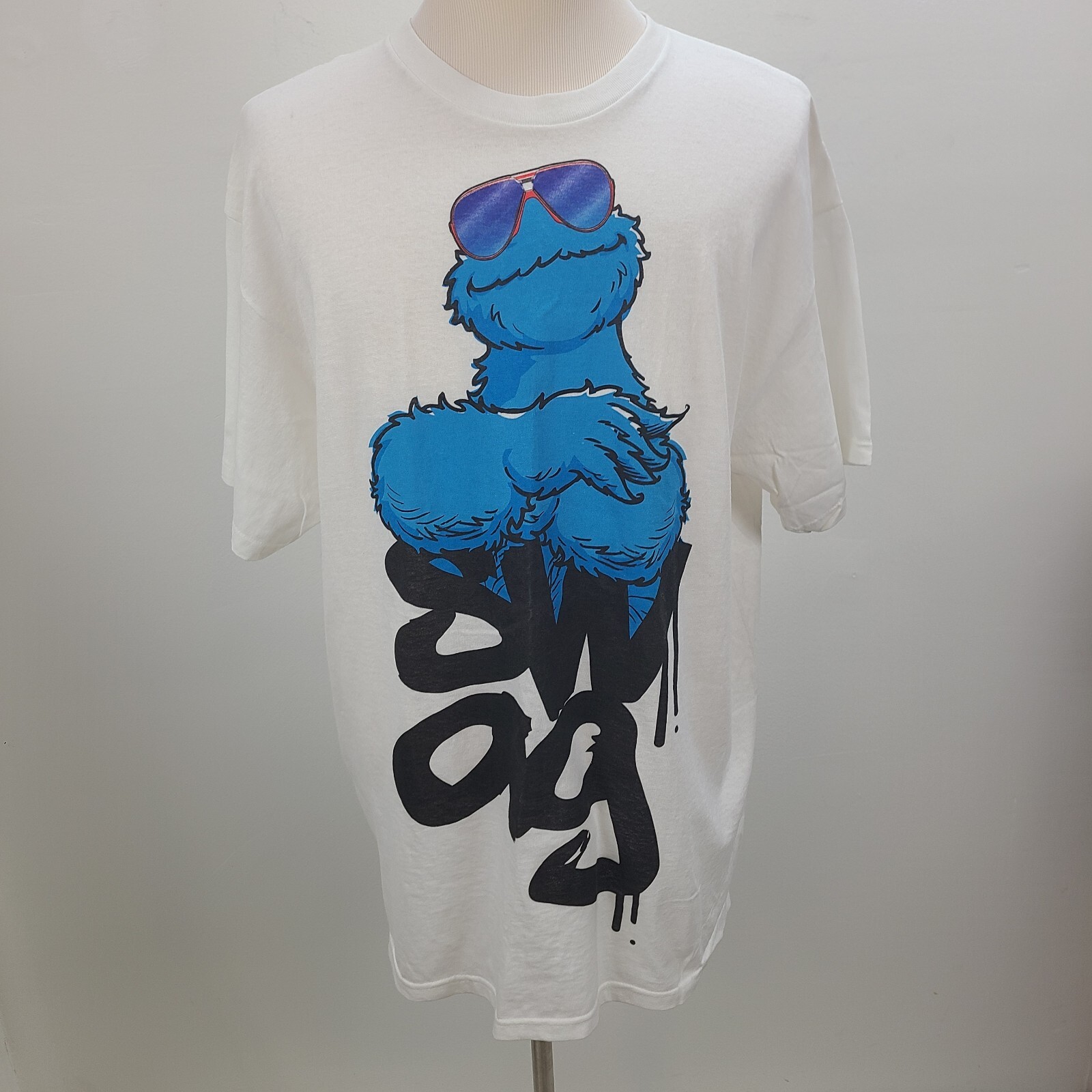 Sesame Street Cookie Monster Swag T-Shirt Men Extra L… - Gem