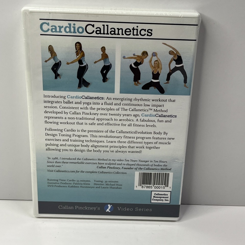 Cardio Callanetics Cardio & Body Toning Exercises DVD Callan Pinckney ...