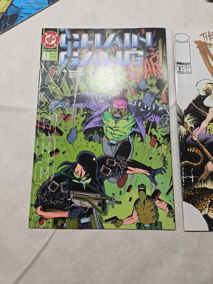 The Maxx #2 1993 Image Chain Gang #2 DC Danger Girl #1 Of 2 Comics ...