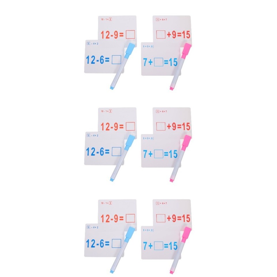 3 Count Learning Arithmetic Cards Math Training Flash Toys Exercise ...