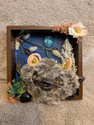Framed Ooak Creature Art Picture | eBay
