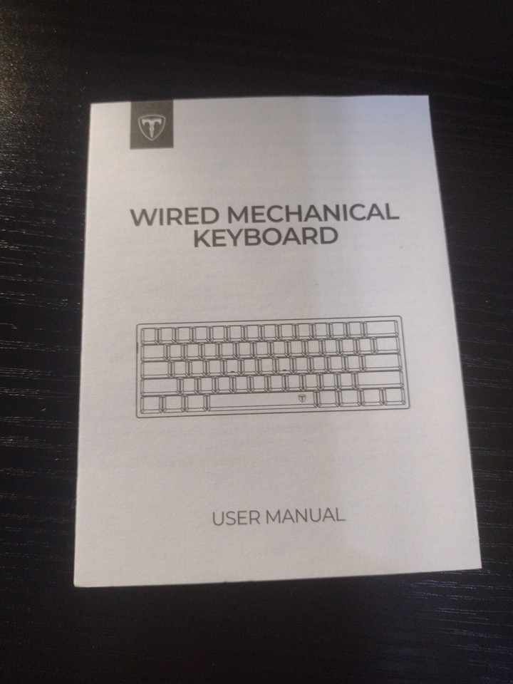 Victsing Wired Gaming Keyboard PC320A Black Clicky Mechanical Keyboard ...