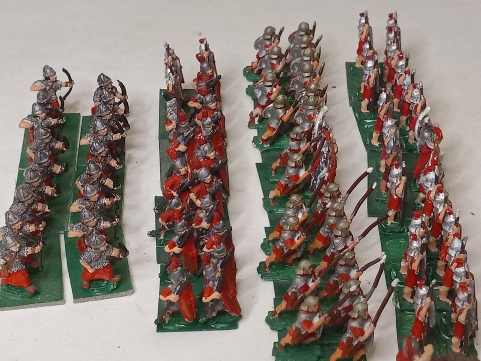 15mm Ancients/Classical Roman army with archers. Painted metal ...