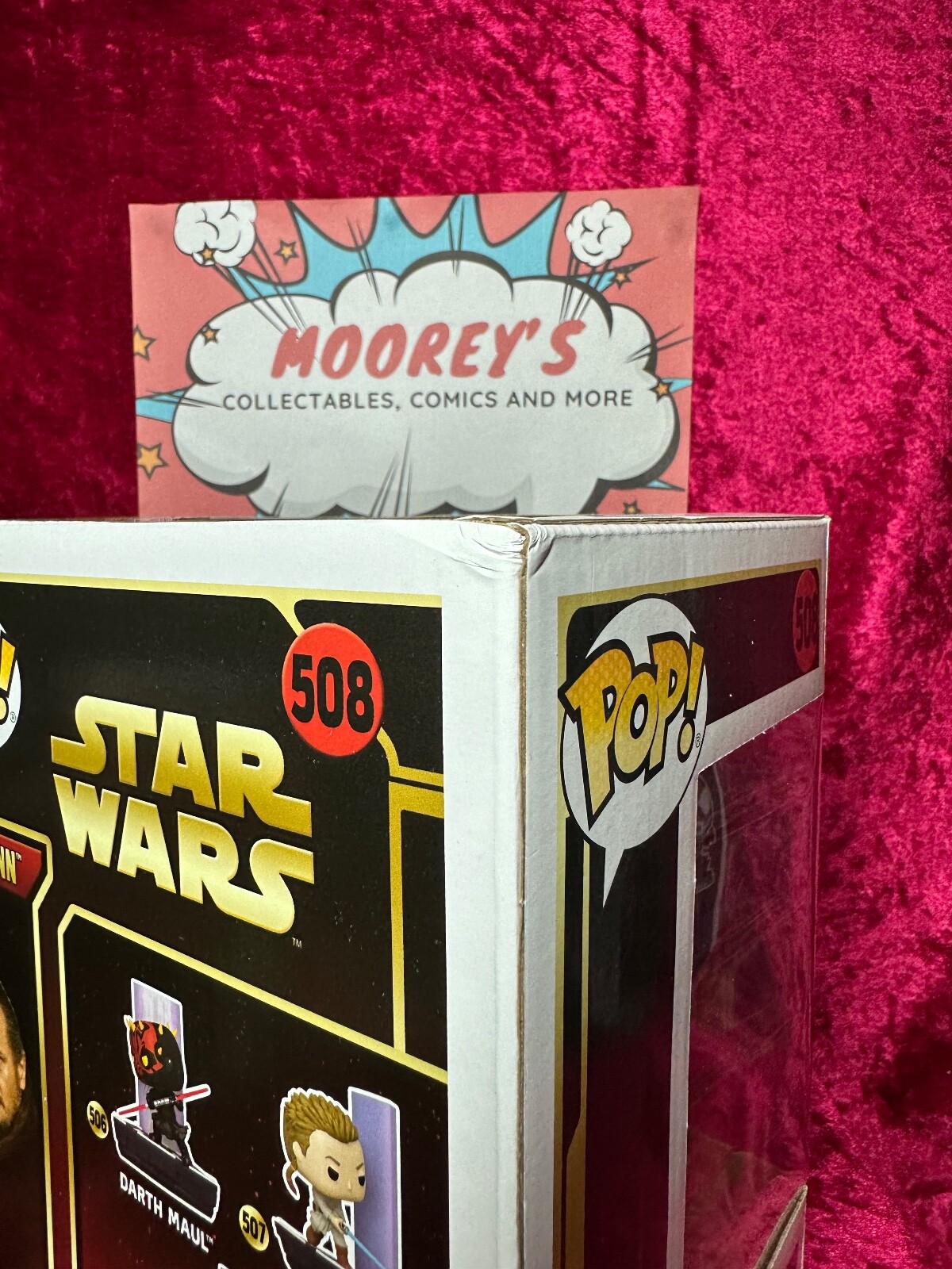 Funko POP #508 Star Wars Duel of the Fates Qui-Gon Jinn! Large Vinyl ...