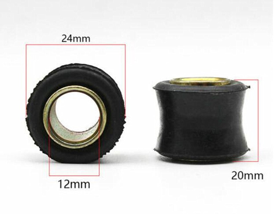 4pcs Motorcycle Rear Shock Absorber Rubber Bush Ring Bike Spare Part ...