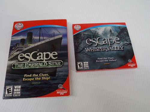 LOT OF 2 Pop Cap Video Games for PC Win Mac CD-ROM Software Escape ...