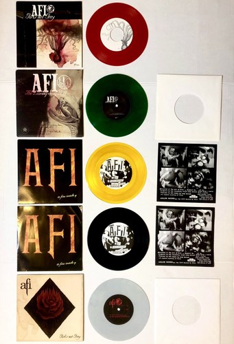 RARE HUGE AFI Vinyl Record Collection! Limited Edition Colored 45s ...