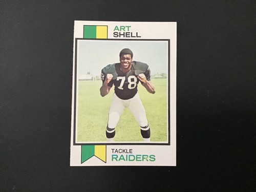 1973 Topps Football #77 Art Shell. Rookie HOF Oakland Raiders RC EX/MT ...