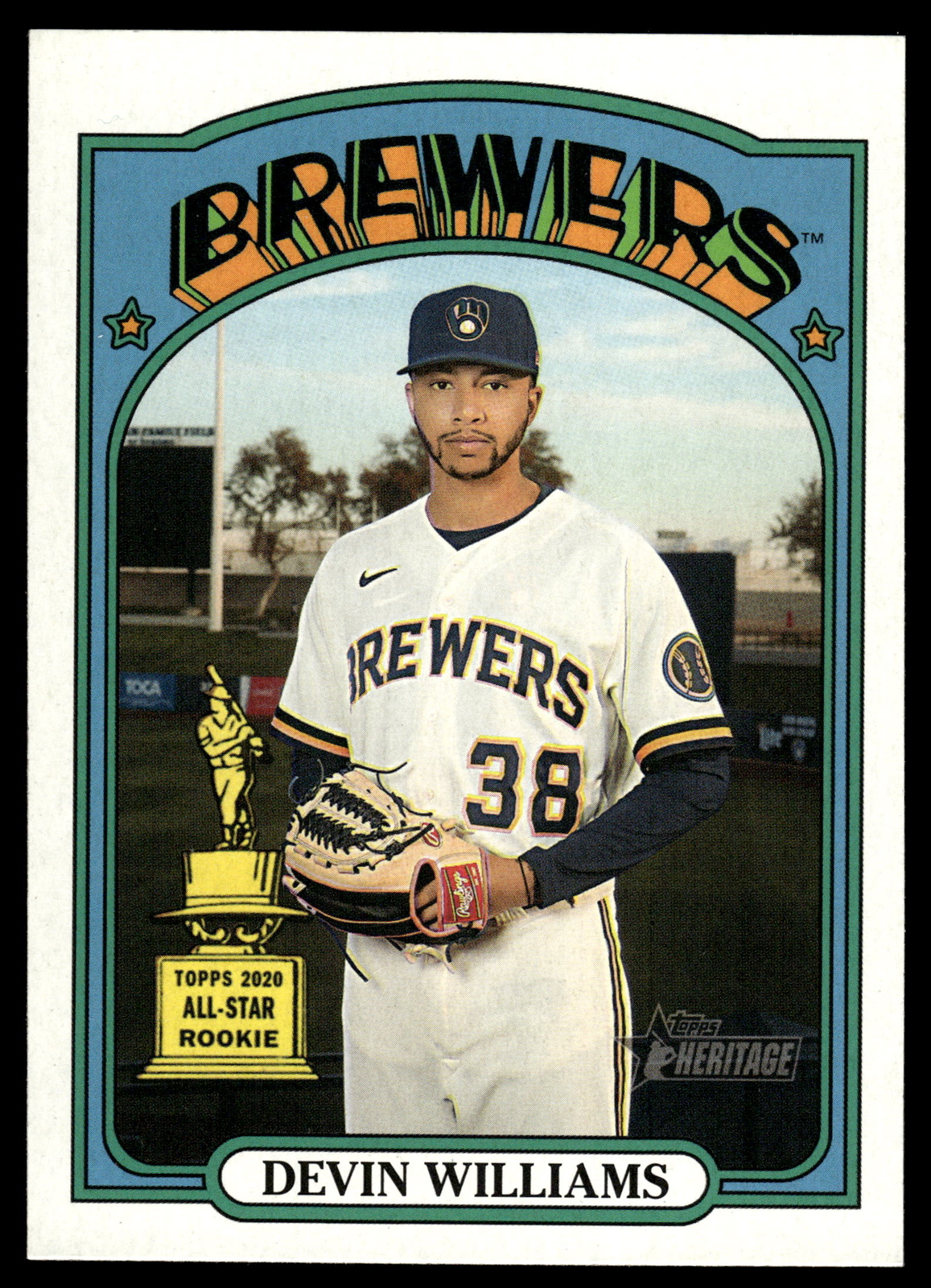 2021 Topps Heritage Devin Williams ASR #210 Milwaukee Brewers b1r1tA | eBay