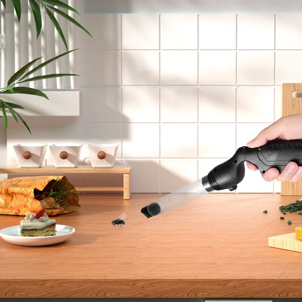 Bug Spider Fly Pest Insect Catcher Trap Humane Vac No Kill LED lighting ...