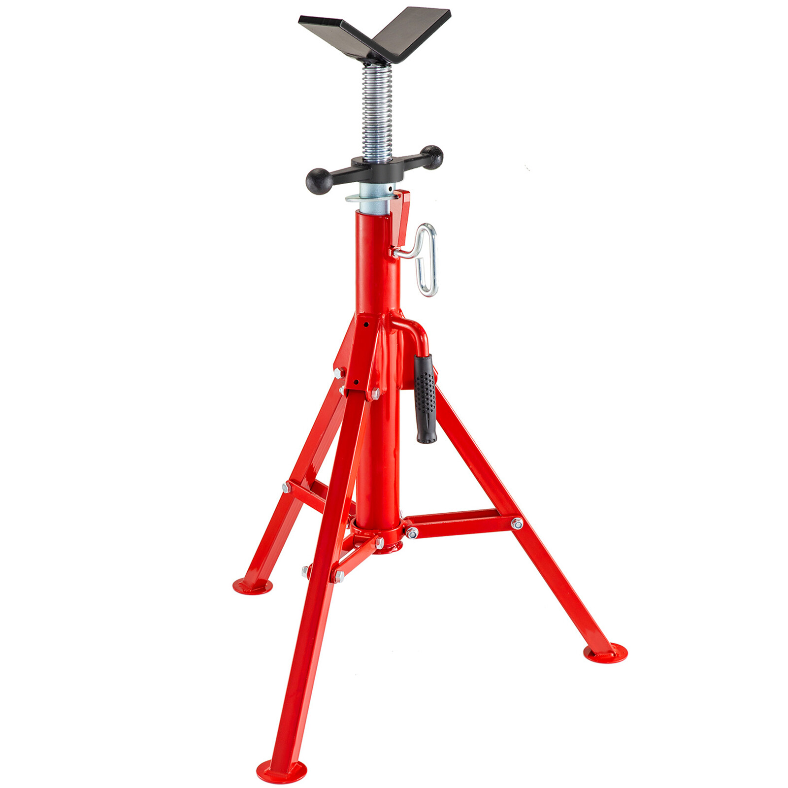 Fold-a-Jack V-Head High Pipe Stand 28"-52" 4500 lb RIDGID 1/8"-12" GOOD ...