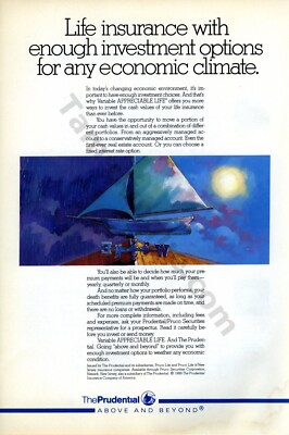 1989 Prudential Life Insurance Company Vintage Print AD Wall Decor Idea ...