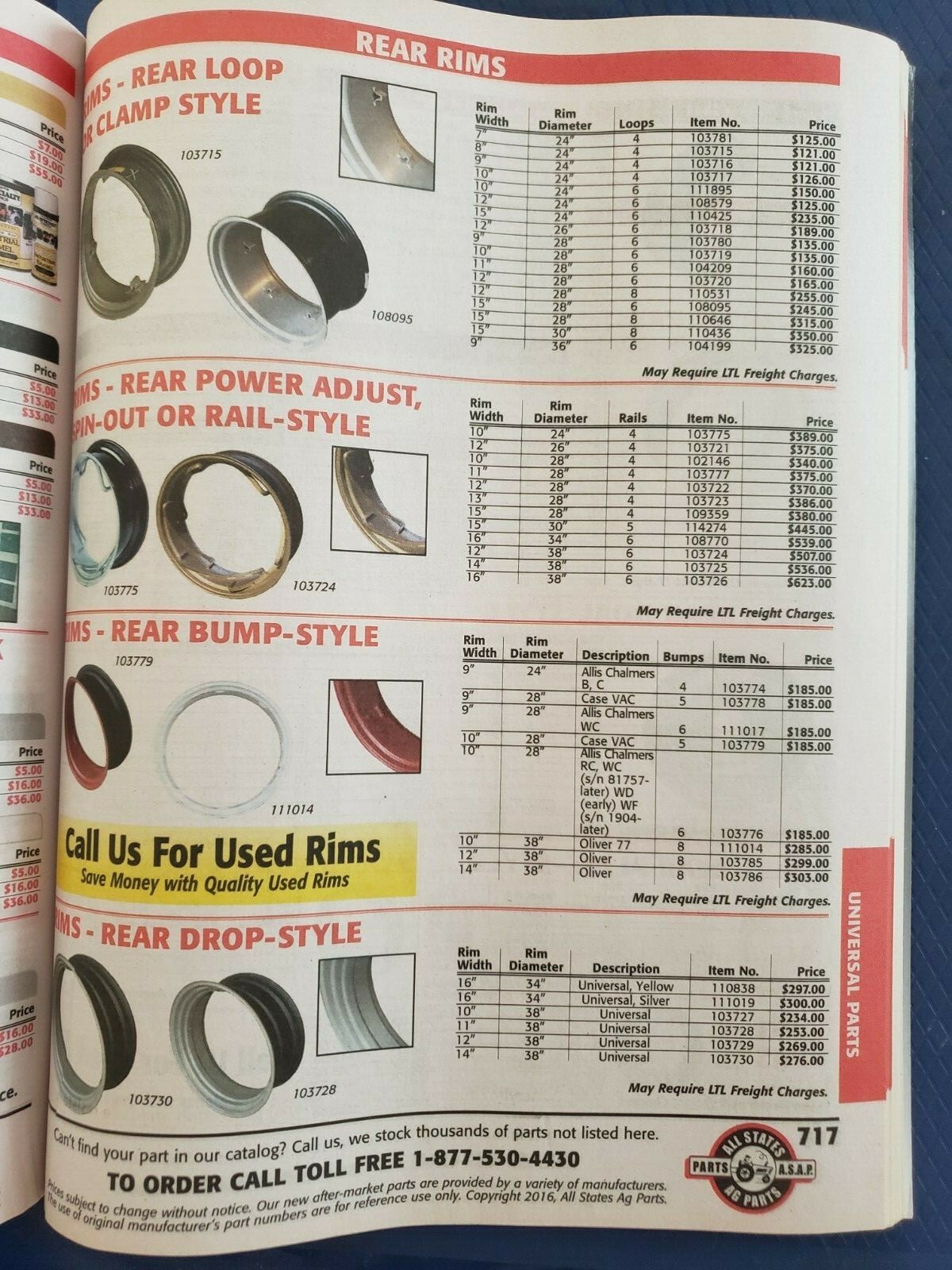 All States Ag Parts - 2016 Parts Catalog H | eBay