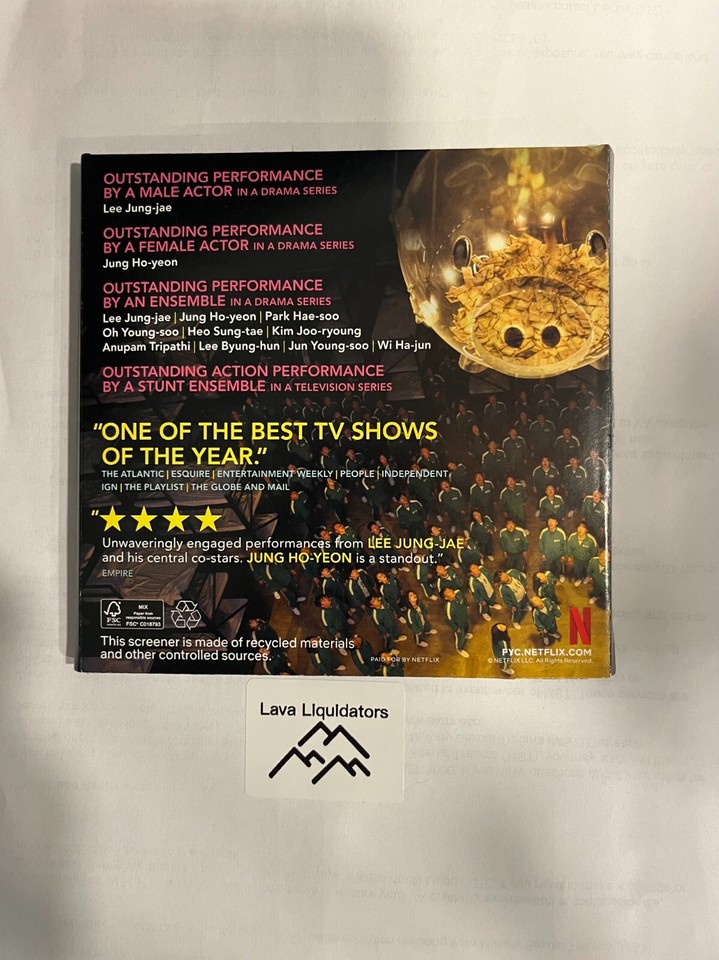 Squid Game 1st Season DVD FYC , 9 episodes on 3 Discs 2021 Netflix | eBay