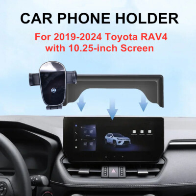 Car Phone Holder For 2019-2024 Toyota RAV4 with 10.25" Screen Mobile ...
